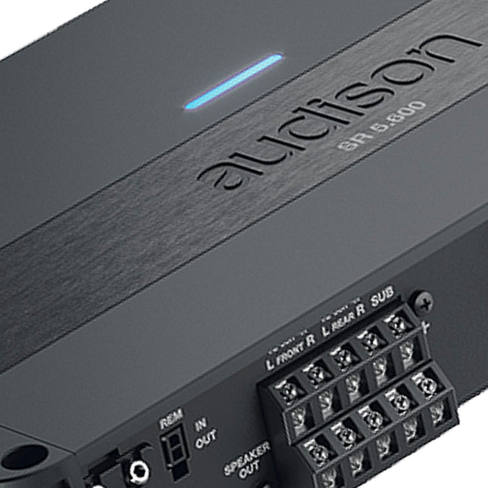 Audison SR 5.600 1000W 5 Channel Amp With Crossovers Car Speaker Amplifier