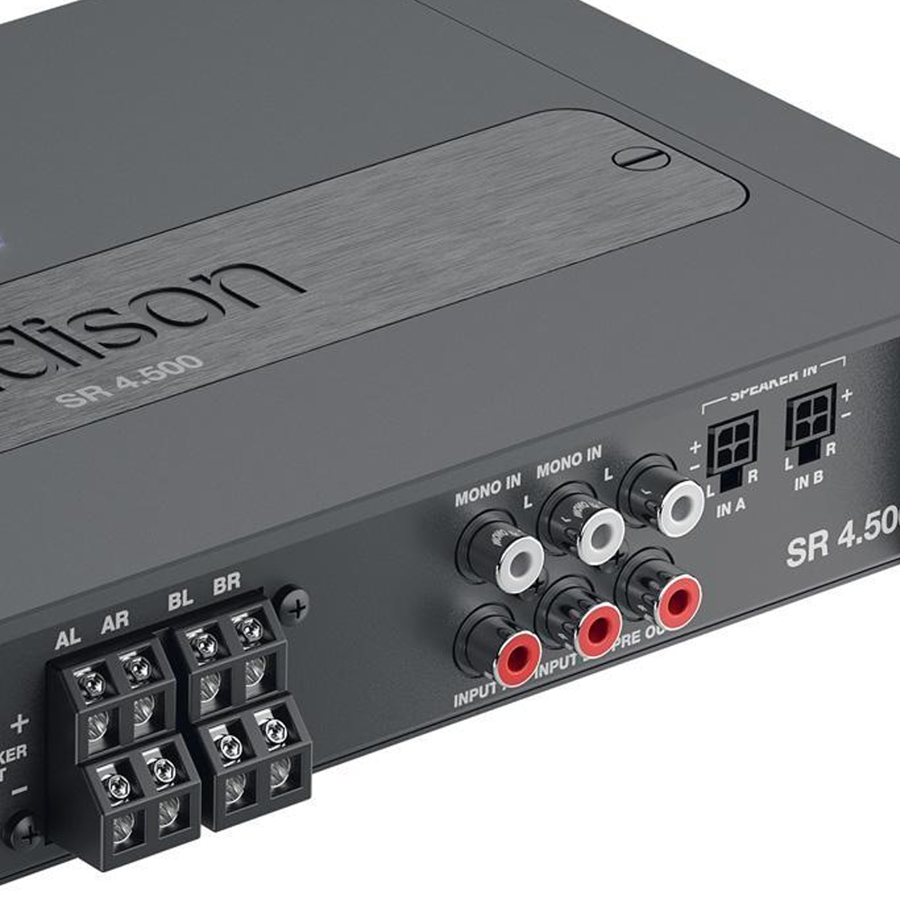 Audison SR 4.500 900W Class D 4 Channel Car Speaker Amplifier
