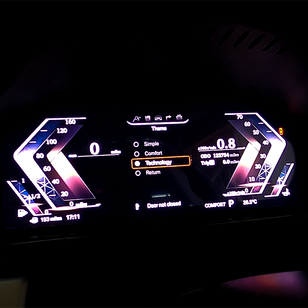 BMW 7 Series F01/F02 Digital Speed Cluster