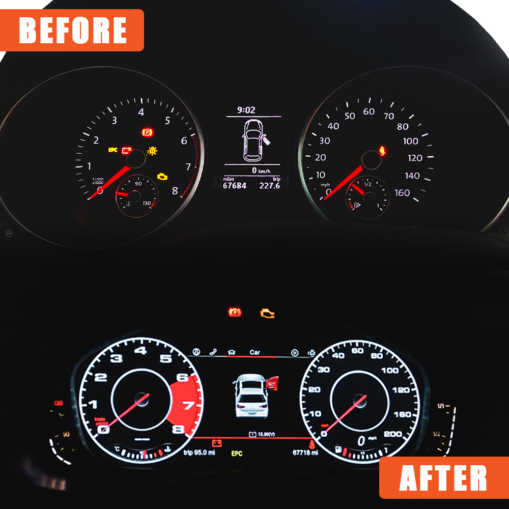 Volkswagen Golf MK6 Digital Speed Cluster Upgrade Fully Fitted